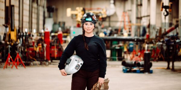Celebrating Women in Construction: Sarah Shirtliff, Red Seal Welder - ServcoCanada
